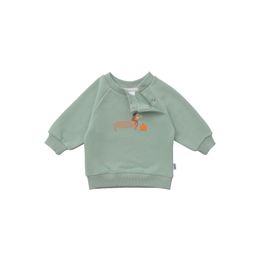 Liliput Sweatshirt 'Dackel' Jungen Gr&ouml;&szlig;e 98/104 brokat / dunkelgrau / pastellgr&uuml;n / dunkelorange