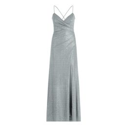 Vera Mont Abendkleid Damen Gr&ouml;&szlig;e 42 silber Winterkleid