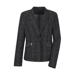 GOLDNER Blazer Damen Gr&ouml;&szlig;e 20 schwarz / wei&szlig;