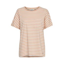 oxmo Shirt 'Steffi' Damen Gr&ouml;&szlig;e XS pastellorange / wei&szlig;