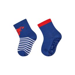 Sterntaler Socken Jungen Gr&ouml;&szlig;e 20 blau / rot / wei&szlig;