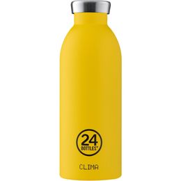 24Bottles Trinkflasche 'Clima 500 ml' Damen Gr&ouml;&szlig;e one size gelb / schwarz