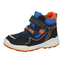 Lico Sportschuh Jungen Gr&ouml;&szlig;e 34 blau / navy / orange