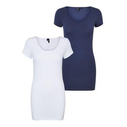 V&eacute;ro Moda Vero Moda T-Shirt Damen Gr&ouml;&szlig;e XXL marine / wei&szlig;