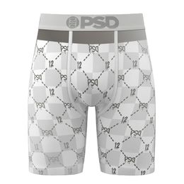 PSD Boxershorts 'Ja Morant - Lux Check' Herren Gr&ouml;&szlig;e XL grau / hellgrau / wei&szlig;