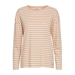 oxmo Shirt 'Stefka' Damen Gr&ouml;&szlig;e XL ros&eacute; / wei&szlig;