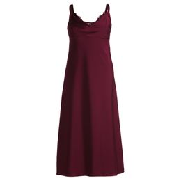 Vera Mont Abendkleid mit Spitzeneinsatz Damen Gr&ouml;&szlig;e 40 dunkelrot Winterkleid