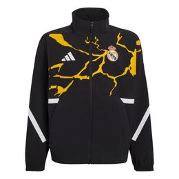 adidas Performance Sportjacke 'Real Madrid Avengers Z.N.E. Anthem' Jungen Gr&ouml;&szlig;e 152 blau / gelb / schwarz / wei&szlig;