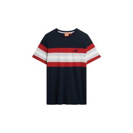 Superdry & Co T-Shirt 'Essentials' Herren Gr&ouml;&szlig;e XXL marine / rot / wei&szlig;