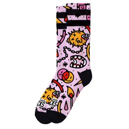 American Socks Socken 'Blowfish - Mid High' Herren Gr&ouml;&szlig;e 41/46 pink