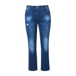 Ulla Popken Jeans Damen Gr&ouml;&szlig;e 35/36 blue denim / hellblau