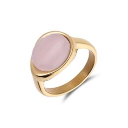 Lucardi Ring Damen Gr&ouml;&szlig;e 63 gold / rosa