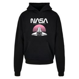 F4NT4STIC Sweatshirt 'NASA Space Shuttle Sunset' Herren Gr&ouml;&szlig;e XXL grau / eosin / schwarz / wei&szlig;