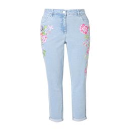 MIAMODA Jeans Damen Gr&ouml;&szlig;e 39/40 hellblau / pink