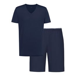 Mey Pyjama kurz 'Dry Cotton' Herren Gr&ouml;&szlig;e XL dunkelblau