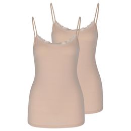 Nina von C. Unterhemd 'Cosy' Damen Gr&ouml;&szlig;e XL beige