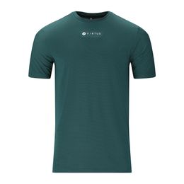 Virtus Funktionsshirt 'Roger' Herren Gr&ouml;&szlig;e M dunkelgr&uuml;n / wei&szlig;