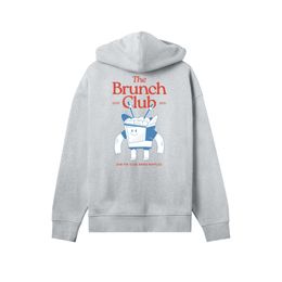 F4NT4STIC Sweatjacke 'The Brunch Club' Damen Gr&ouml;&szlig;e M blau / grau / rot / wei&szlig;