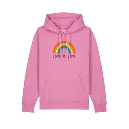 Watapparel Sweatshirt ' Love is Love ' Herren Gr&ouml;&szlig;e M mischfarben / rosa