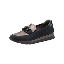 Jana Slip On Damen Gr&ouml;&szlig;e 42 schwarz / silber