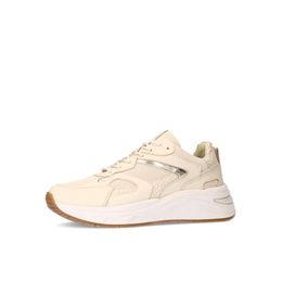 Manfield Sneaker Damen Gr&ouml;&szlig;e 39 creme / gold