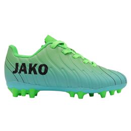 Jako Fu&szlig;ballschuh Damen Gr&ouml;&szlig;e 28 t&uuml;rkis / apfel / schwarz