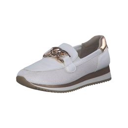 Jana Slipper Damen Gr&ouml;&szlig;e 36 gold / wei&szlig;