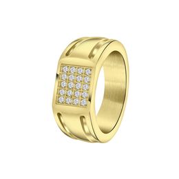 Lucardi Ring Herren Gr&ouml;&szlig;e 66 gold