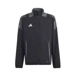 adidas Performance Sportjacke 'Tiro' Jungen Gr&ouml;&szlig;e 116 dunkelgrau / schwarz / wei&szlig;