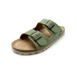 THIES Pantolette 'THIES 1856 Eco Bio Sandal' Damen Gr&ouml;&szlig;e 42 gr&uuml;n