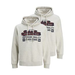 Jack & Jones Jack & Jones Sweatshirt 'Logo' Herren Gr&ouml;&szlig;e M hellgrau