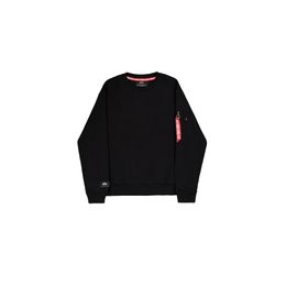 Alpha Industries Sweatshirt 'Label' Herren Gr&ouml;&szlig;e XL schwarz