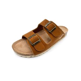THIES Pantolette 'THIES 1856 Eco Bio Sandal' Damen Gr&ouml;&szlig;e 42 karamell