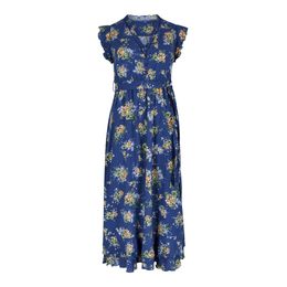Apricot Ditsy Floral Print Midi Dress ' ' Damen Gr&ouml;&szlig;e 44 blau Winterkleid