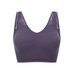 Schiesser Bustier ' Invisible Soft Lace ' Damen Gr&ouml;&szlig;e 90 indigo / lila