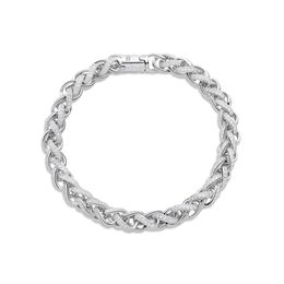 Tony Fein Armband 'Zopf' Damen Gr&ouml;&szlig;e 17.5 cm silber