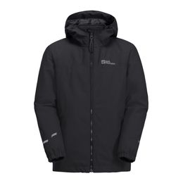 Jack Wolfskin Outdoorjacke 'Snowcurl' Jungen Gr&ouml;&szlig;e 92 schwarz