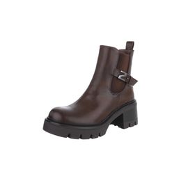 Ital-Design Stiefelette Damen Gr&ouml;&szlig;e 38 braun Winterschuhe