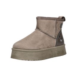 Mustang Boots 'Udela' Damen Gr&ouml;&szlig;e 36 braun / taupe Winterschuhe