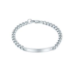 True Rebels Armband Herren Gr&ouml;&szlig;e 19 silber