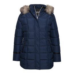 Ulla Popken Jacke Damen Gr&ouml;&szlig;e L/XL blau / grau Winterjacke