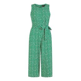 Mela London Jumpsuit 'Ditsy Daisy' Damen Gr&ouml;&szlig;e S gr&uuml;n / wei&szlig;