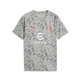 Puma Funktionsshirt 'AC Milan' Jungen Gr&ouml;&szlig;e 152 grau / dunkelgrau / rot / wei&szlig;