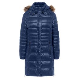 Frieda & Freddies New York Frieda & Freddies Ny Mantel 'Dalia 2' Damen Gr&ouml;&szlig;e 4XL navy / braunmeliert Wintermantel