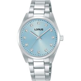 Lorus Uhr Damen Gr&ouml;&szlig;e One Size hellblau / schwarz / silber / transparent