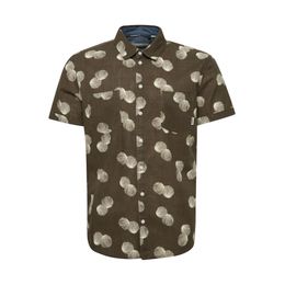 Blend Hemd Herren Gr&ouml;&szlig;e XXXL khaki / wei&szlig;