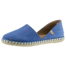VERBENAS Espadrilles Damen Gr&ouml;&szlig;e 42 beige / royalblau