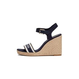 Tommy Hilfiger Sandale Damen Gr&ouml;&szlig;e 39 creme / navy
