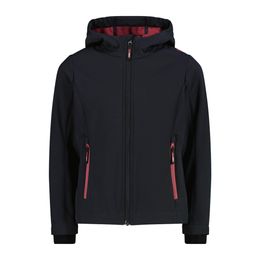 CMP Outdoorjacke M&auml;dchen Gr&ouml;&szlig;e 128 magenta / schwarz
