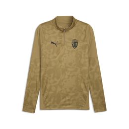 Puma Funktionsshirt 'Saison 25/26' Herren Gr&ouml;&szlig;e XL sand / dunkelbeige / schwarz